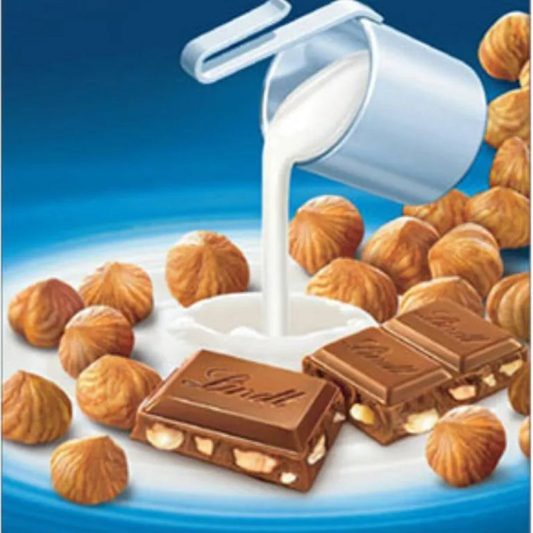 Lindt Milk Chocolate Hazelnut Bars: 12-Piece Box – Candy Warehouse