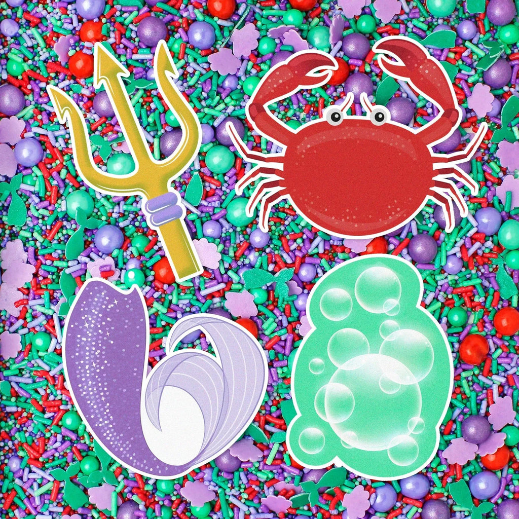 Sprinkle Pop Edible Cupcake Toppers for Mermaid Princess – Candy Warehouse