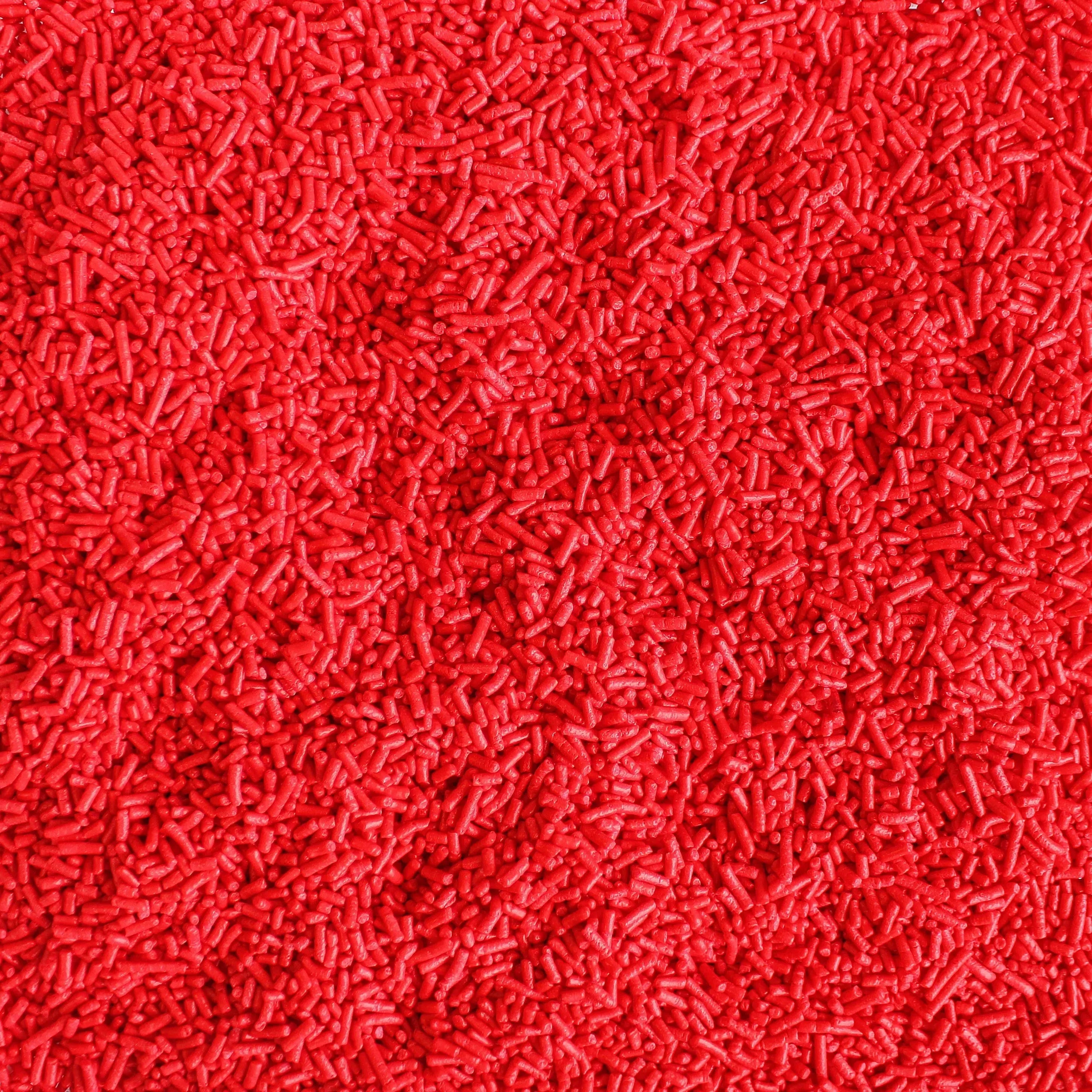 Sprinkle Pop Lipstick Red Solid Colored Sprinkles | Candy Warehouse