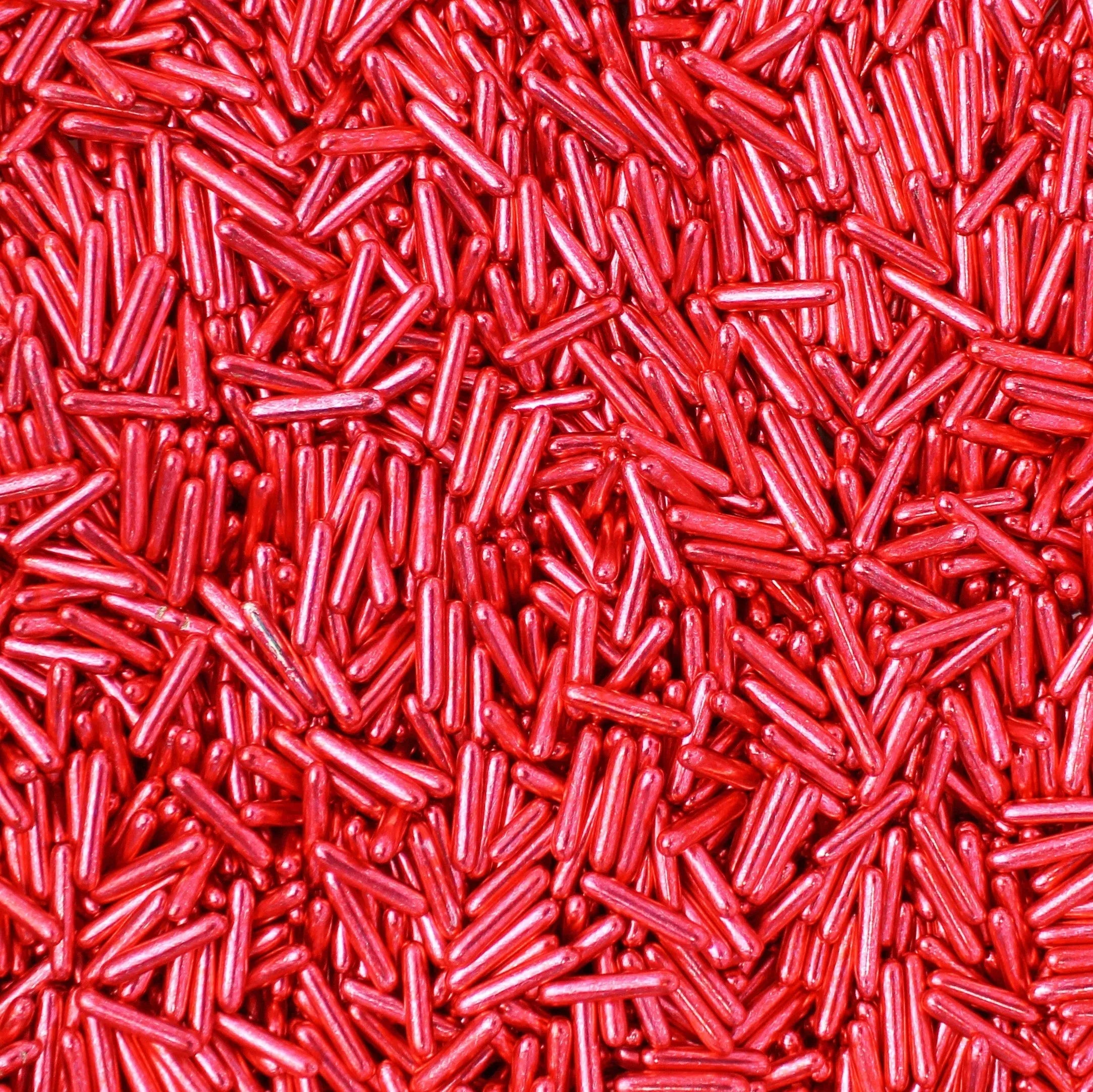 Sprinkle Pop Red Macaroni Dragees | Candy Warehouse