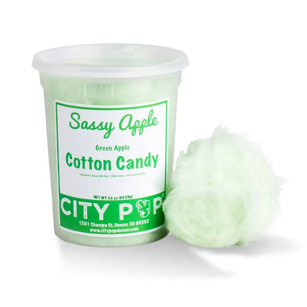 City Pop Sassy Apple Cotton Candy | Candy Warehouse