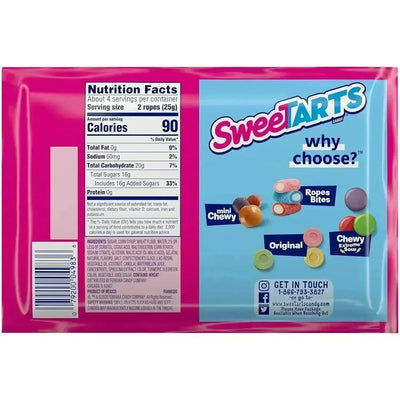 SweeTARTS - Sour Apple Chewy Ropes: 12-Piece Display – Candy Warehouse