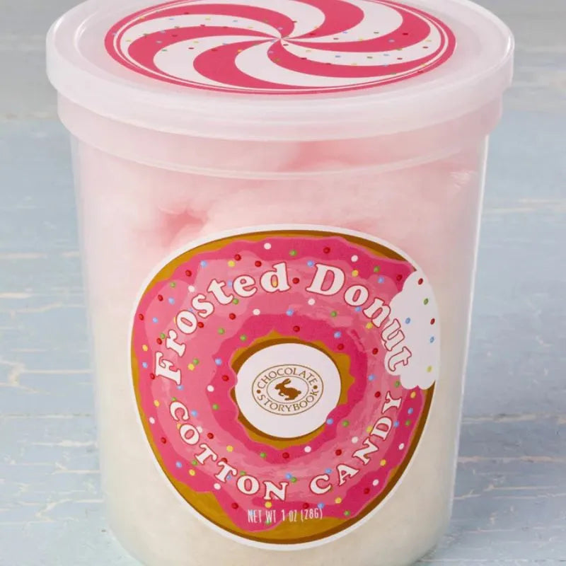 Chocolate Storybook Cotton Candy - Frosted Donut: 12-Piece Box – Candy ...