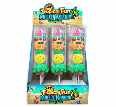 Tropical Fun Mallow Kabob Skewers: 24-Piece Display – Candy Warehouse