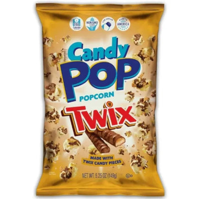 Candy Pop Twix Candy Popcorn: 12-Piece Case – Candy Warehouse