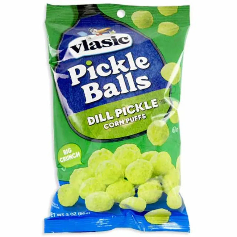 Vlasic Dill Pickle Corn Puffs: 12-Piece Box – Candy Warehouse
