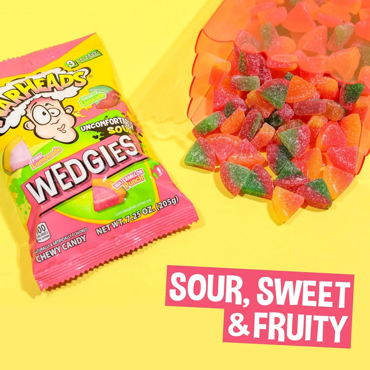 Warheads Wedgies Peg Bags: 12-Piece Box – Candy Warehouse