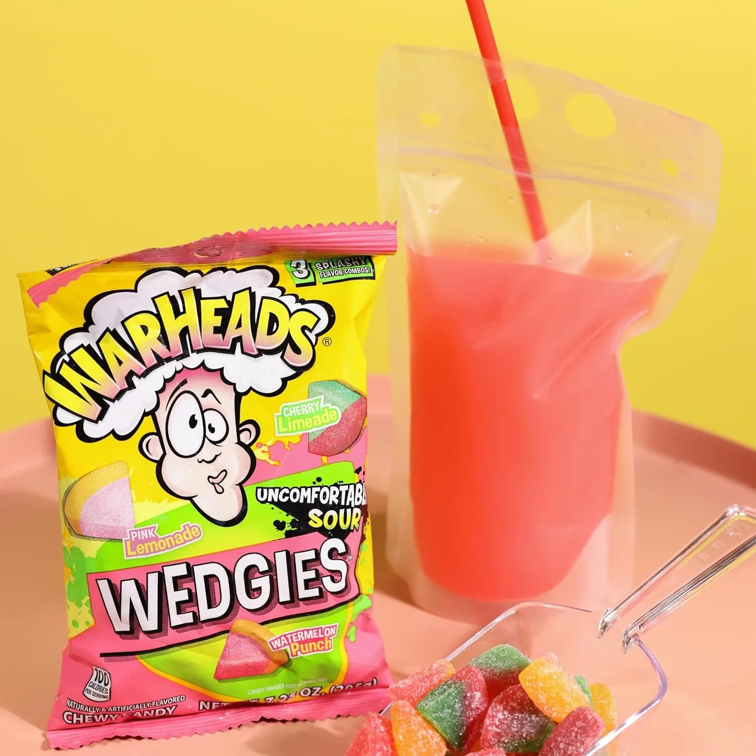Warheads Wedgies Peg Bags: 12-Piece Box – Candy Warehouse