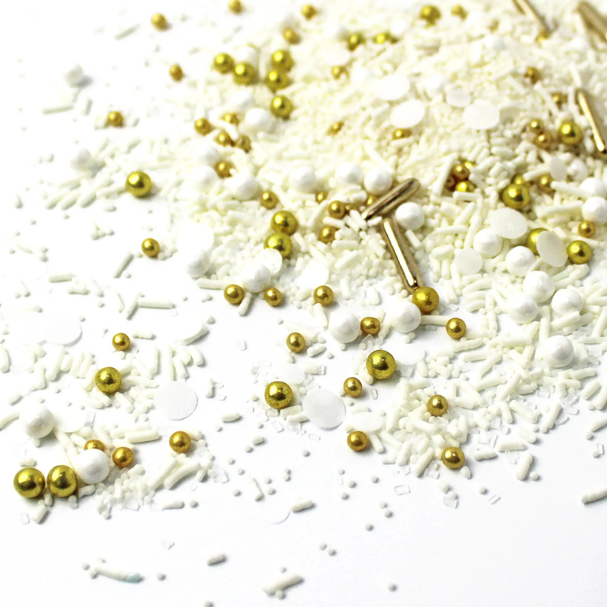 Sprinkle Pop Wedding White Sprinkle Mix | Candy Warehouse