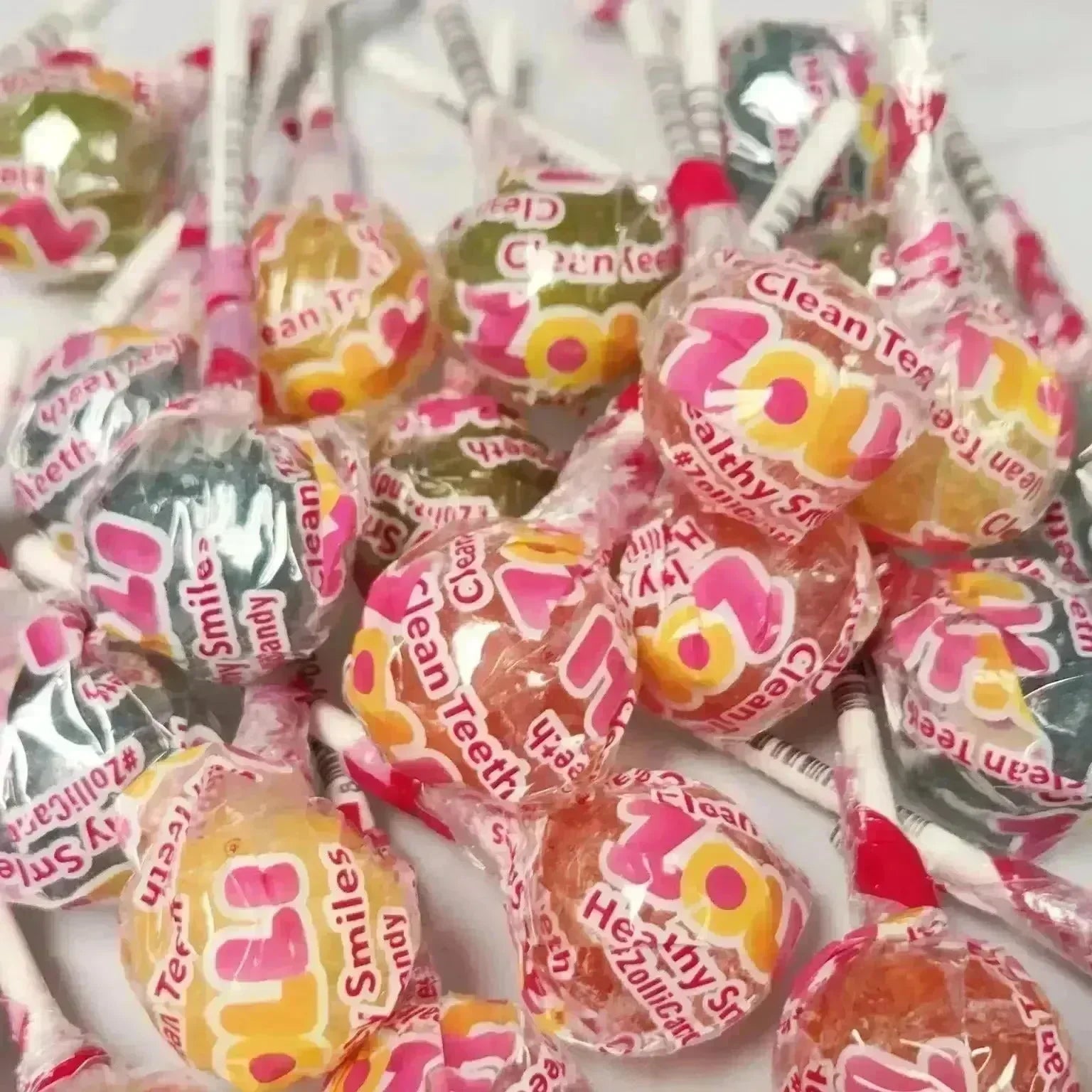 Zolli Ball Sugar Free Pops Mini Lollipops Peg Bags: 36-Piece Case ...