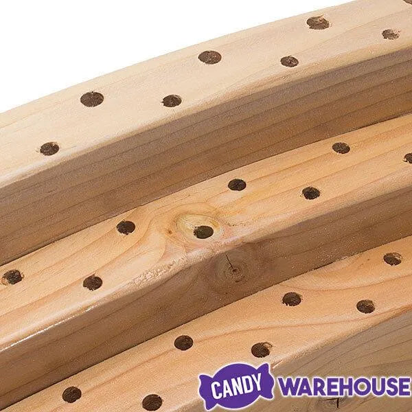 Adams and Brooks Lollipop Display Stand - Wood: 63 Pop Rack | Candy ...