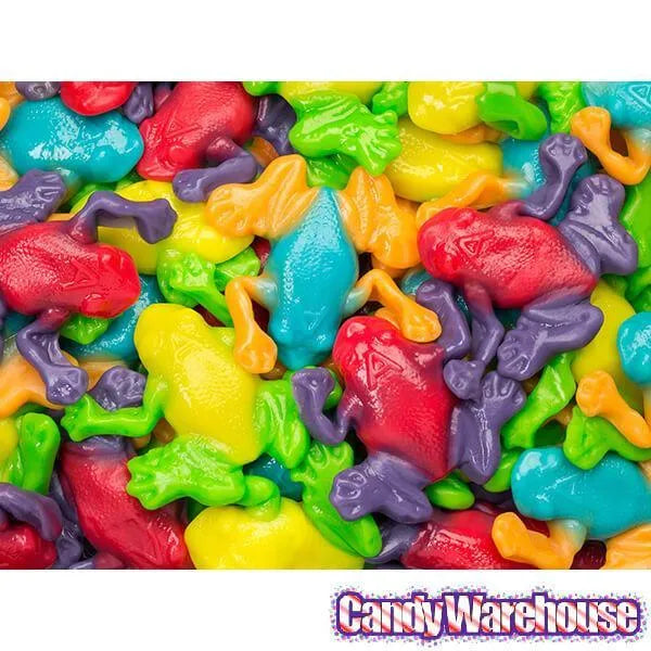 Albanese Gummy Rainforest Frogs: 5LB Bag | Candy Warehouse