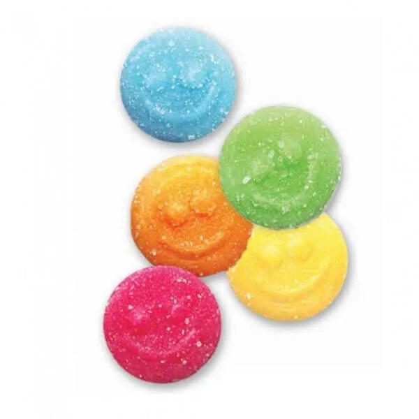 Albanese Sour Gummy Poppers Smiley Face Candy: 4.5LB Bag – Candy Warehouse