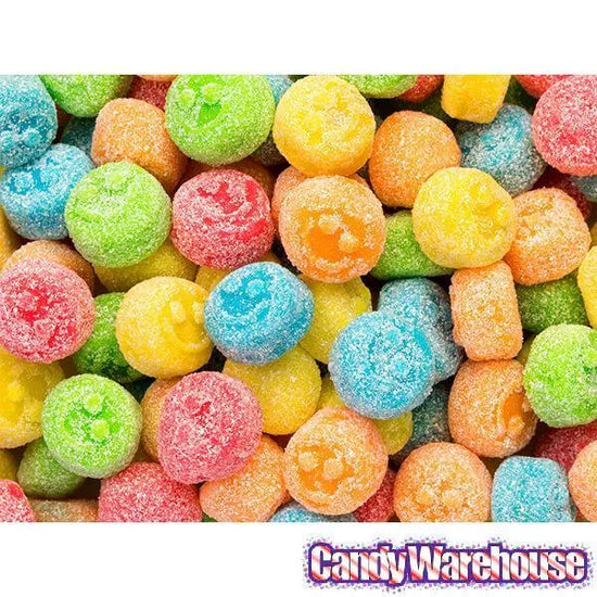 Albanese Sour Gummy Poppers Smiley Face Candy: 4.5LB Bag | Candy Warehouse