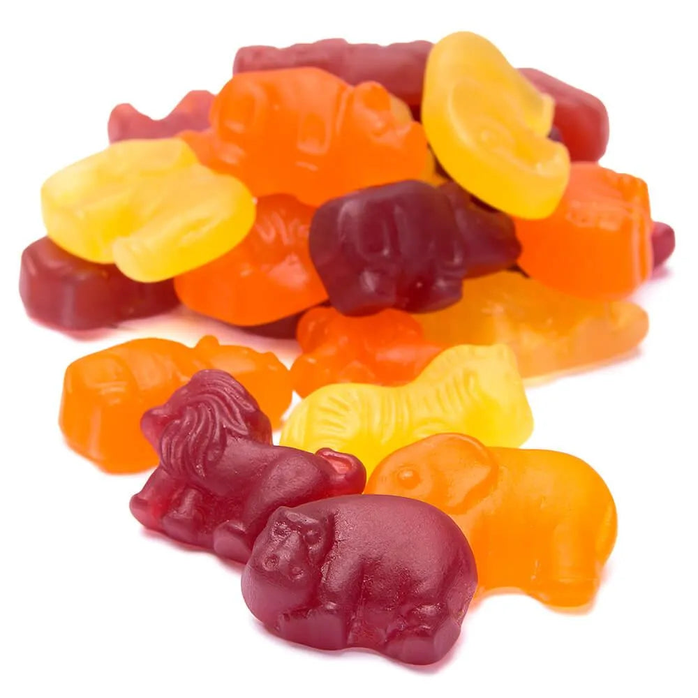 All Natural Zoo Animals Gummy Candy: 2LB Bag – Candy Warehouse