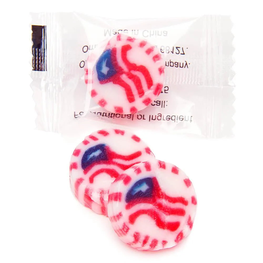 American Flag Hard Candy: 100-Piece Bag | Candy Warehouse