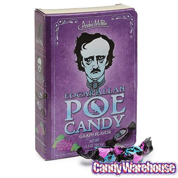 Archie McPhee Edgar Allan Poe Hard Candy Book | Candy Warehouse