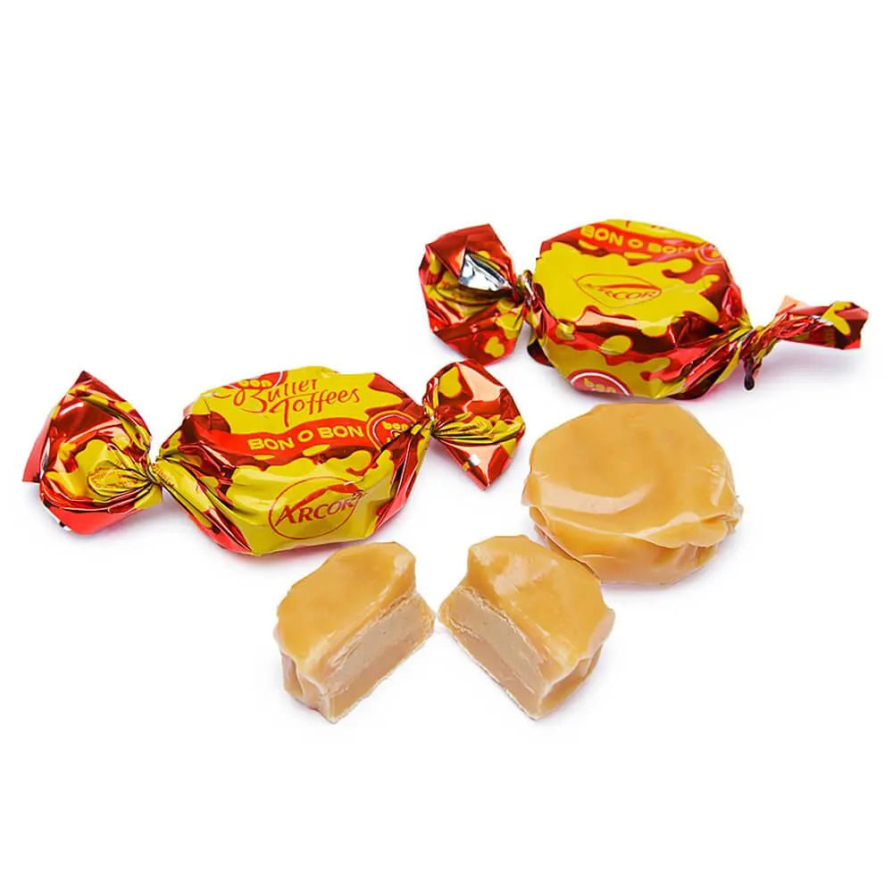 Arcor Bon o Bon Peanut Butter Filled Butter Toffees Candy: 1LB Bag ...