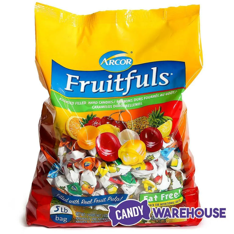 Arcor Fruitfuls Sachet Wrapped Fruit Bon Bons Candy: 5LB Bag – Candy Warehouse