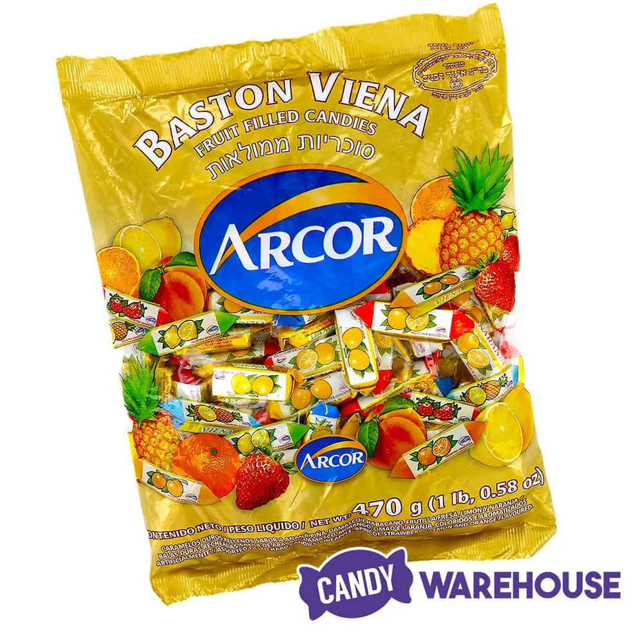 Arcor Viena Fruit Filled Hard Candy: 1LB Bag – Candy Warehouse
