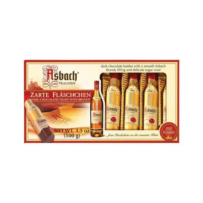 Asbach Brandy Chocolate Bottles: 8-Piece Box – Candy Warehouse