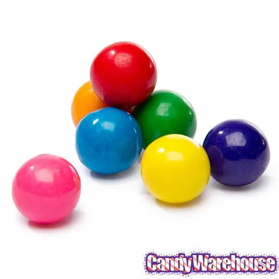 Assorted Colors 1-Inch Gumballs: 2LB Bag | Candy Warehouse