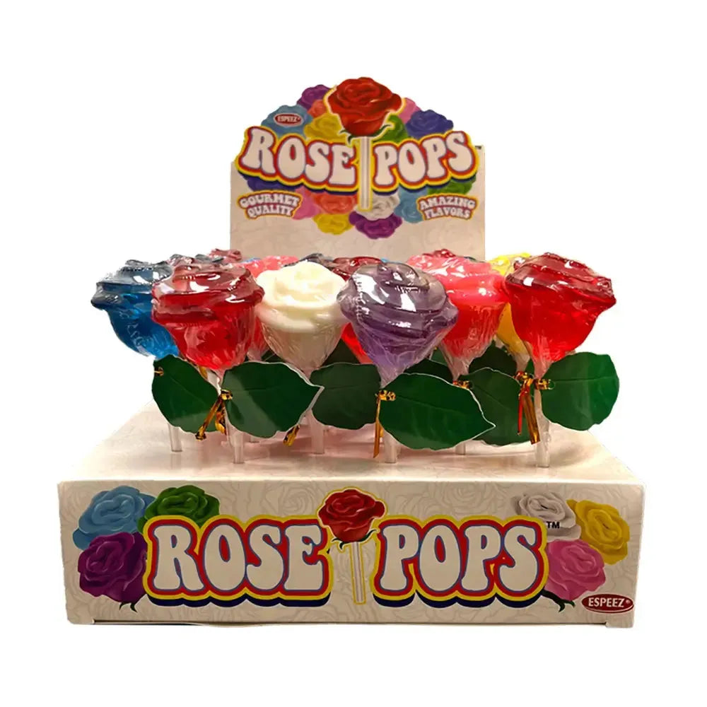 Assorted Rose Lollipops: 24-Piece Box – Candy Warehouse