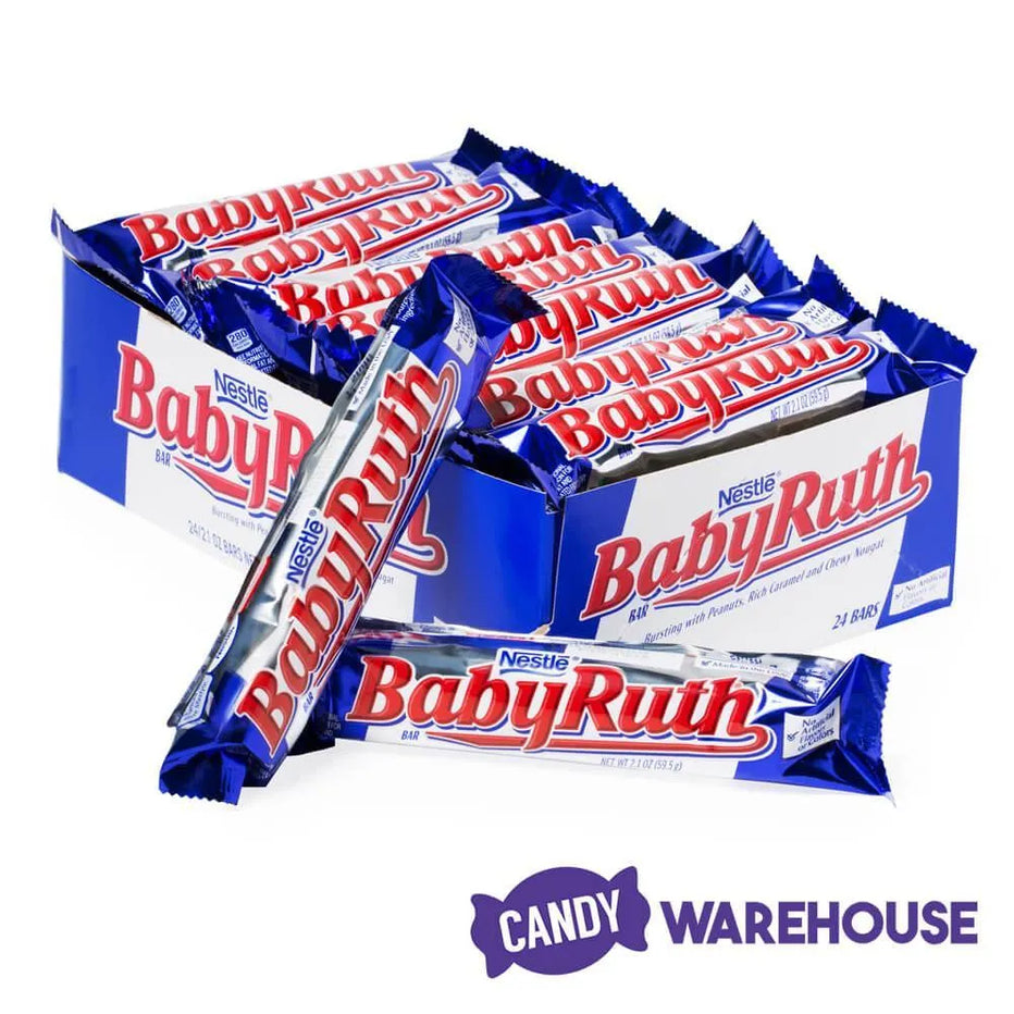 Baby Ruth Candy Bars: 24-Piece Box – Candy Warehouse