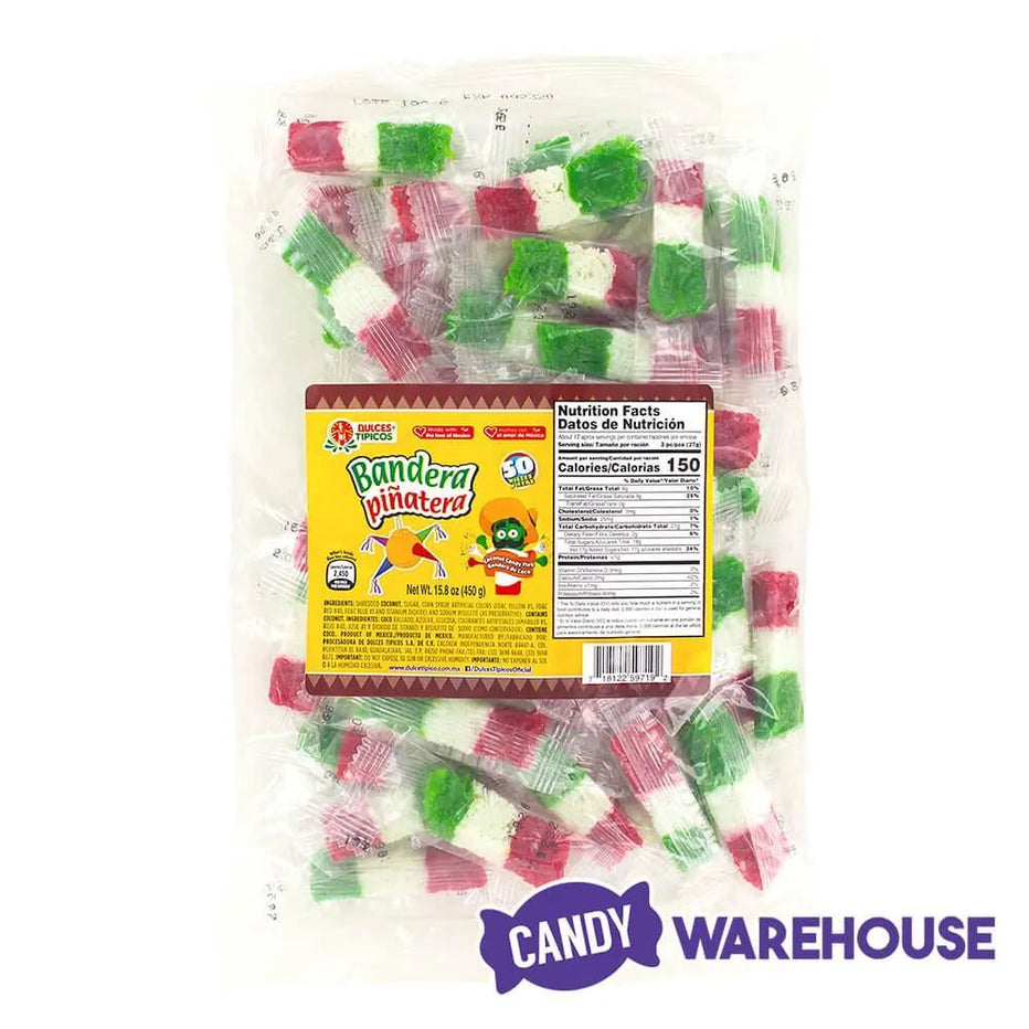 Bandera Pinatera Coconut Candy: 50-Piece Bag – Candy Warehouse