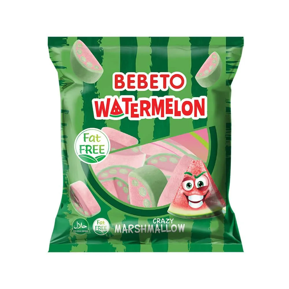 Bebeto Watermelon Marshmallows: 9-Ounce Bag – Candy Warehouse