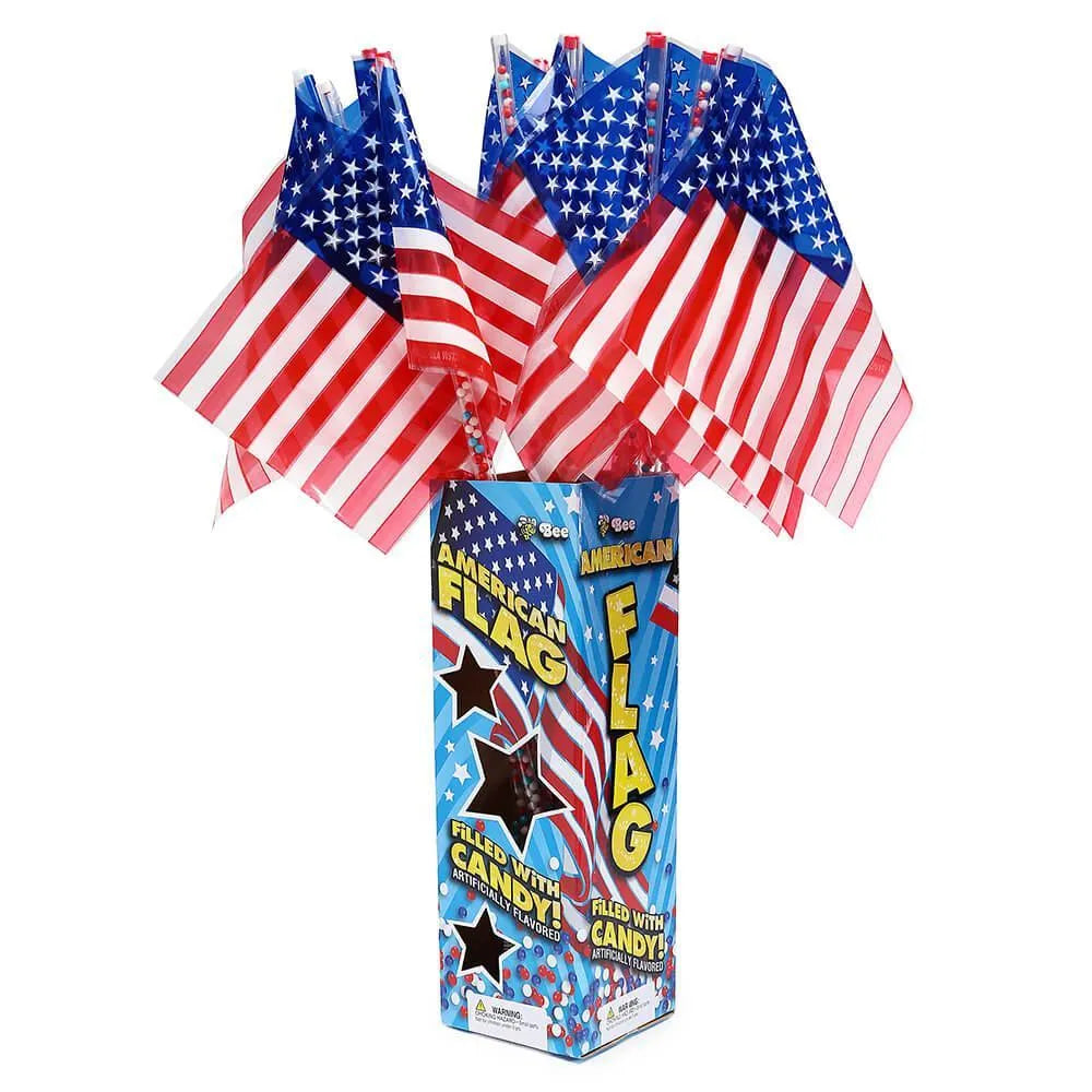 Bee International Candy Filled American Flags: 18-Piece Box – Candy ...