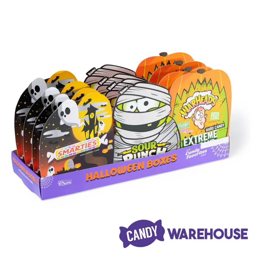 Bee International Halloween Boxes with Smarties, Sour Punch Twists, and ...