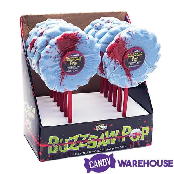 Bee International Halloween Spinning Buzzsaw Pops: 12-Piece Display ...