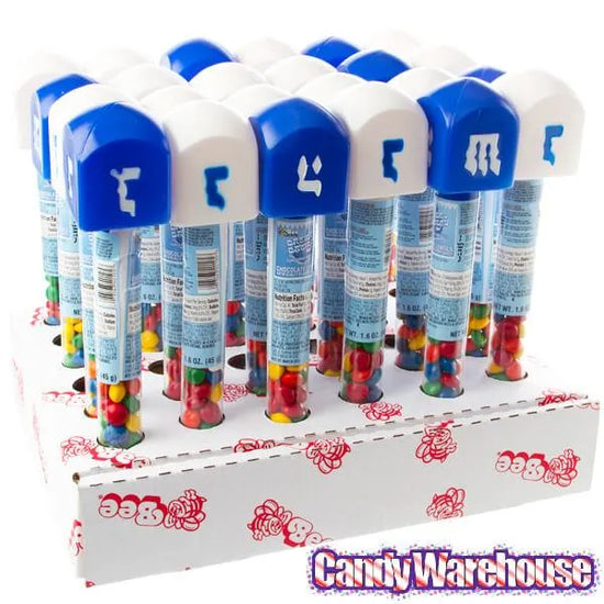 Bee International Hanukkah Dreidel Candy Tubes: 24-Piece Display ...