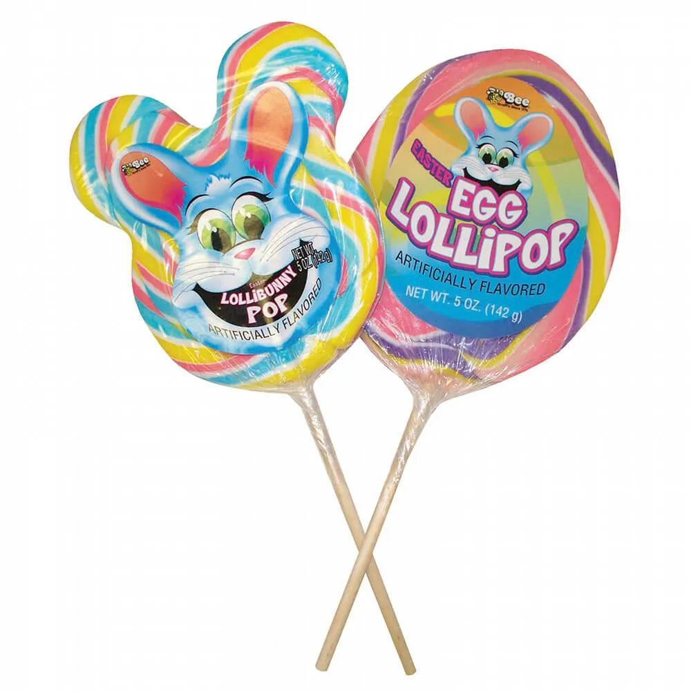 Bee International Jumbo Easter Lollipops: 12-Piece Box – Candy Warehouse