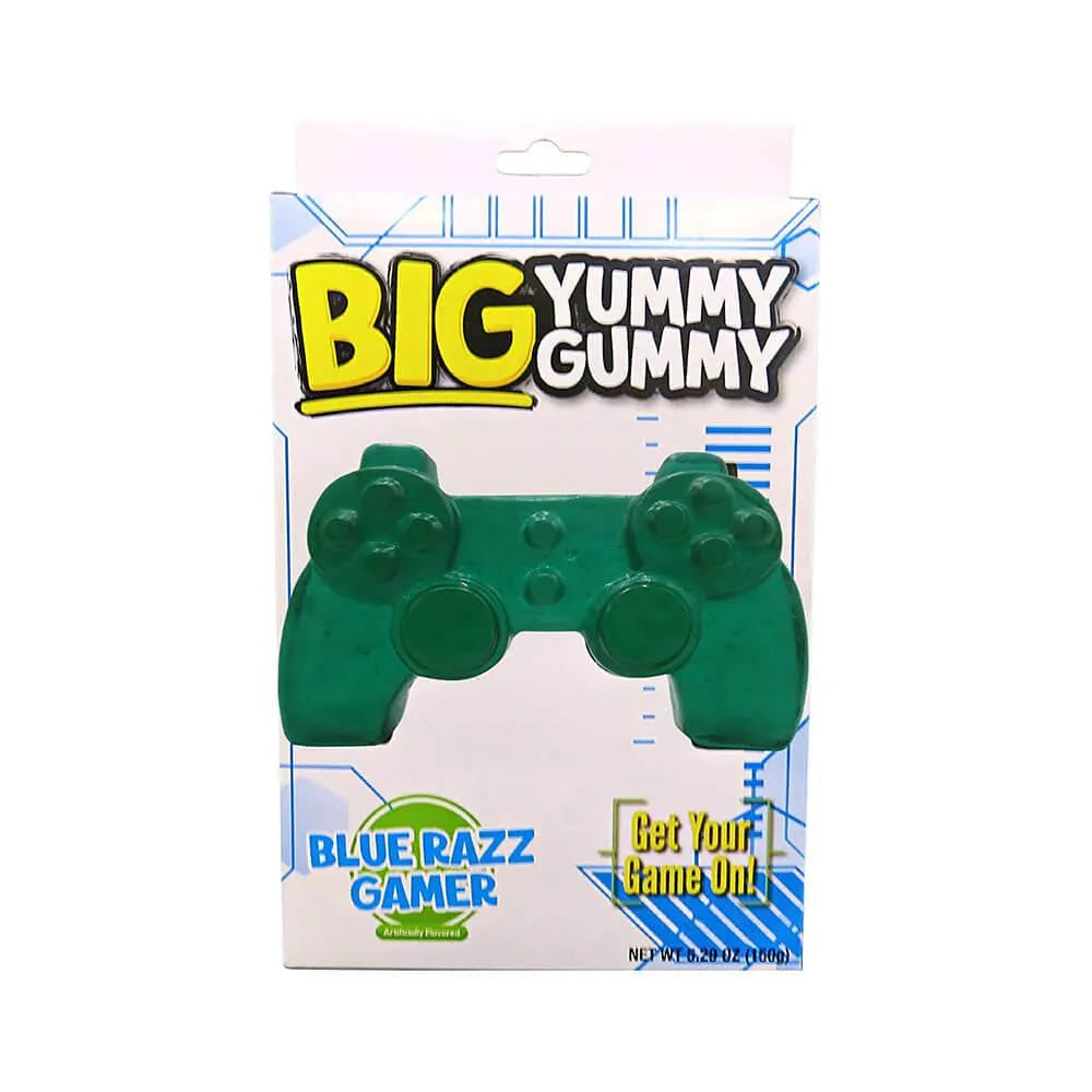 Big Yummy Gummy Blue Razz Game Controller: 12-Piece Case – Candy Warehouse
