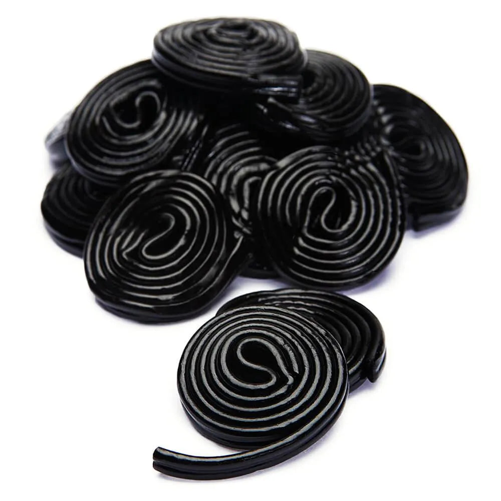 Black Licorice Wheels: 2KG Bag – Candy Warehouse