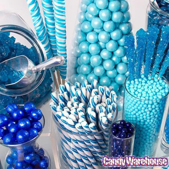Blueberry Hard Candy Sticks: 100-Piece Box | Candy Warehouse
