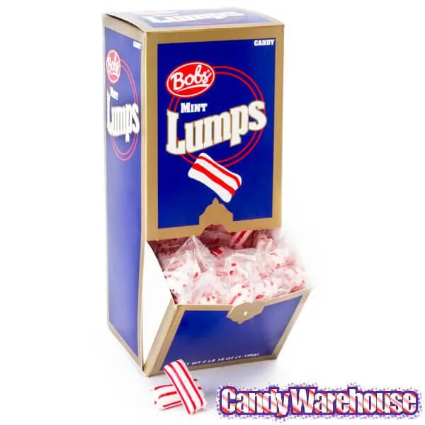 Bobs Sweet Stripes Peppermint Lumps Hard Candy: 100-Piece Box | Candy ...