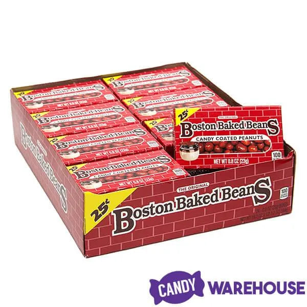 Boston Baked Beans Candy Mini Packs: 24-Piece Box | Candy Warehouse