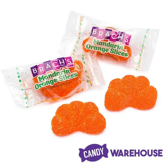 Brach's Mandarin Orange Slices Candy: 7LB Bag | Candy Warehouse