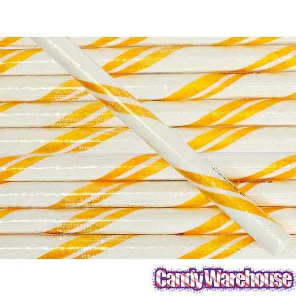 Buttered Popcorn Hard Candy Sticks: 100-Piece Box – Candy Warehouse