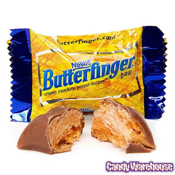 Butterfinger Mini Size Candy Bars: 5LB Bag | Candy Warehouse