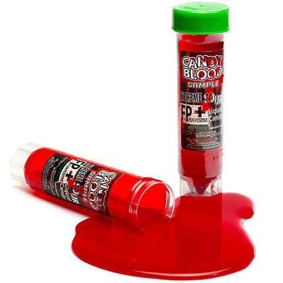Candy Blood Extreme Sour Liquid Candy Vials: 20-Piece Party Pack ...