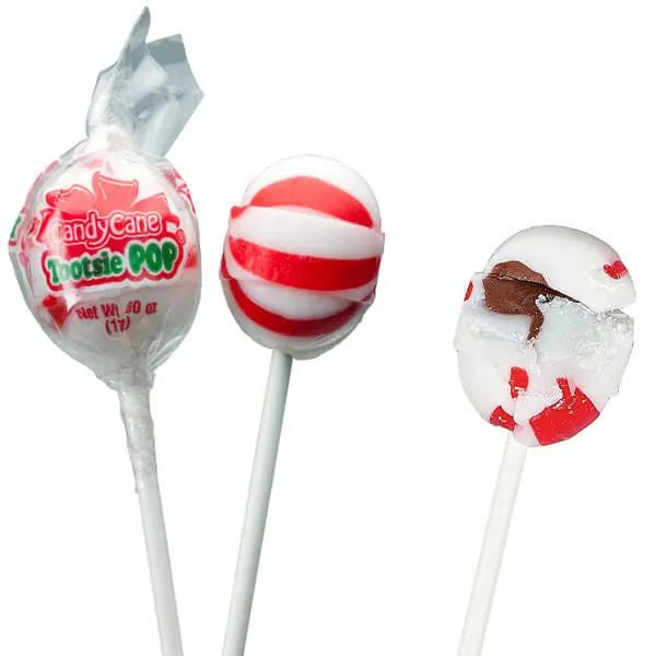 Peppermint Tootsie Pops Candy Cane Tootsie Pop Drops Candy | These Are