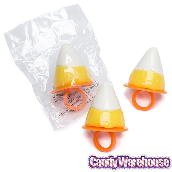 Candy Corn Ring Suckers: 12-Piece Box | Candy Warehouse