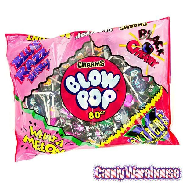 Charms Blow Pops Assortment: 80-Piece Bag – Candy Warehouse