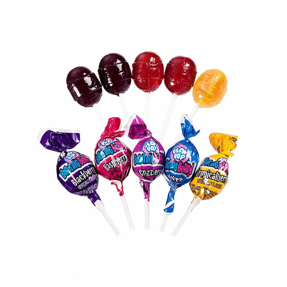 Charms Blow Pops - Bursting Berry: 48-Piece Box – Candy Warehouse
