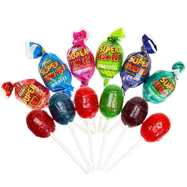 Charms Super Blow Pops Assortment: 48-Piece Box – Candy Warehouse