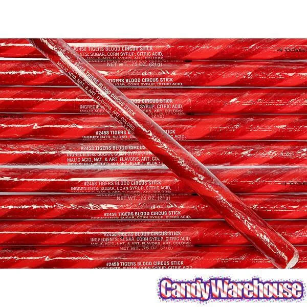 Cherry Coconut Hard Candy Sticks: 100-Piece Box | Candy Warehouse